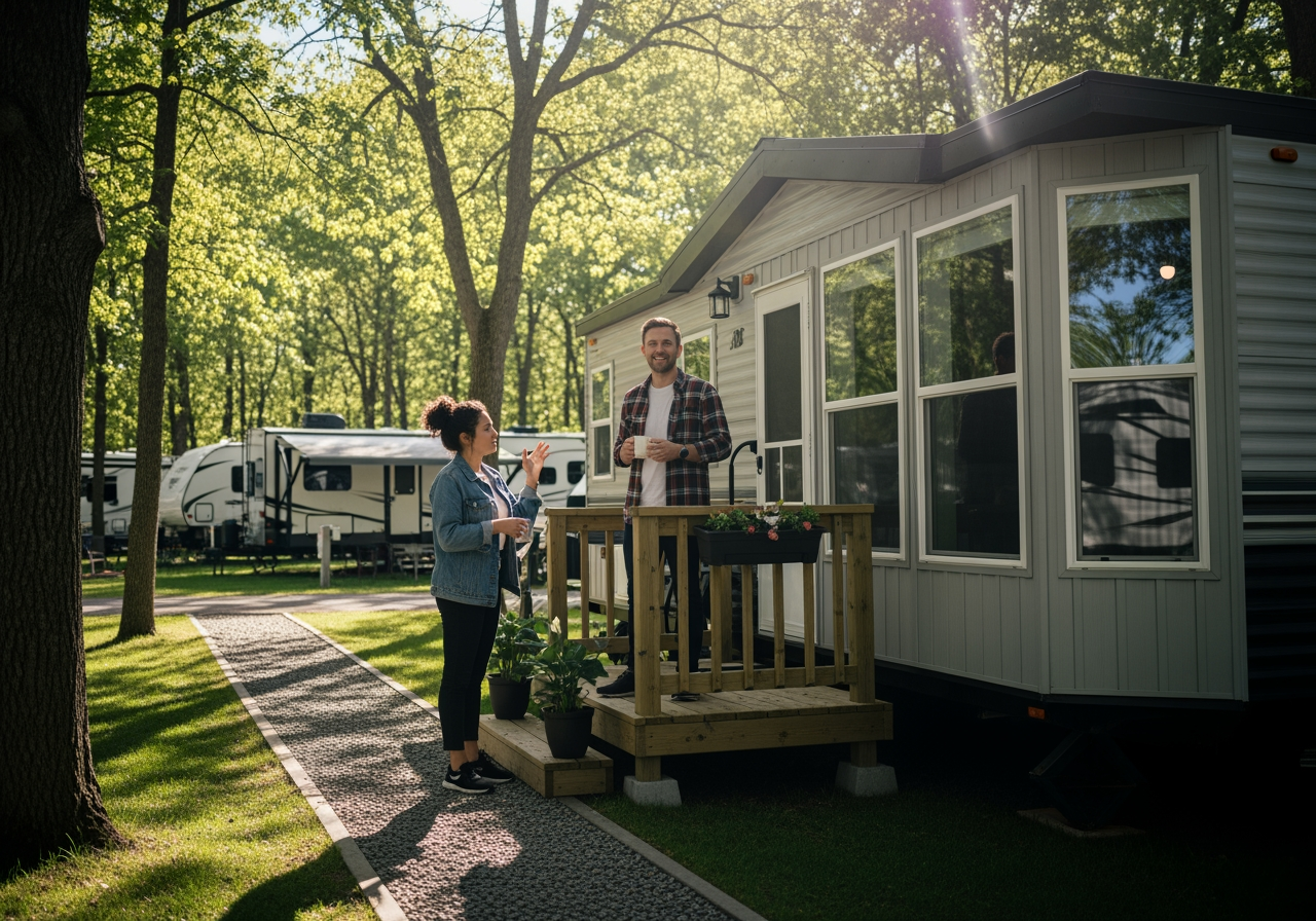 What Is a Park Model RV and How Is It Different? - American Campground